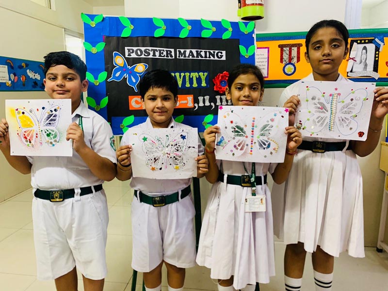 Poster Making Activity – Delhi Public School, Serrvodaya Nagar Kanpur